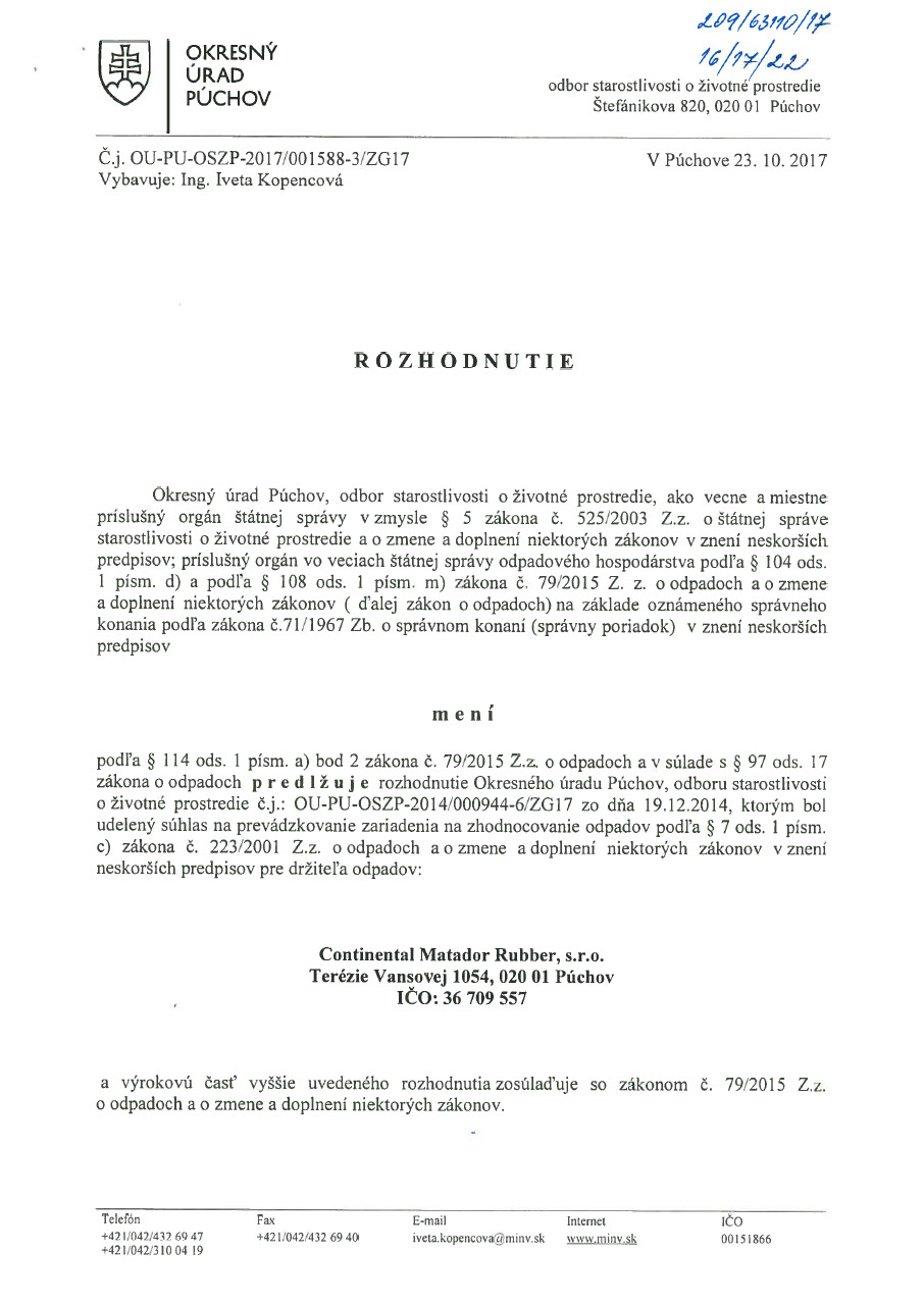 Výrobný závod Púchov